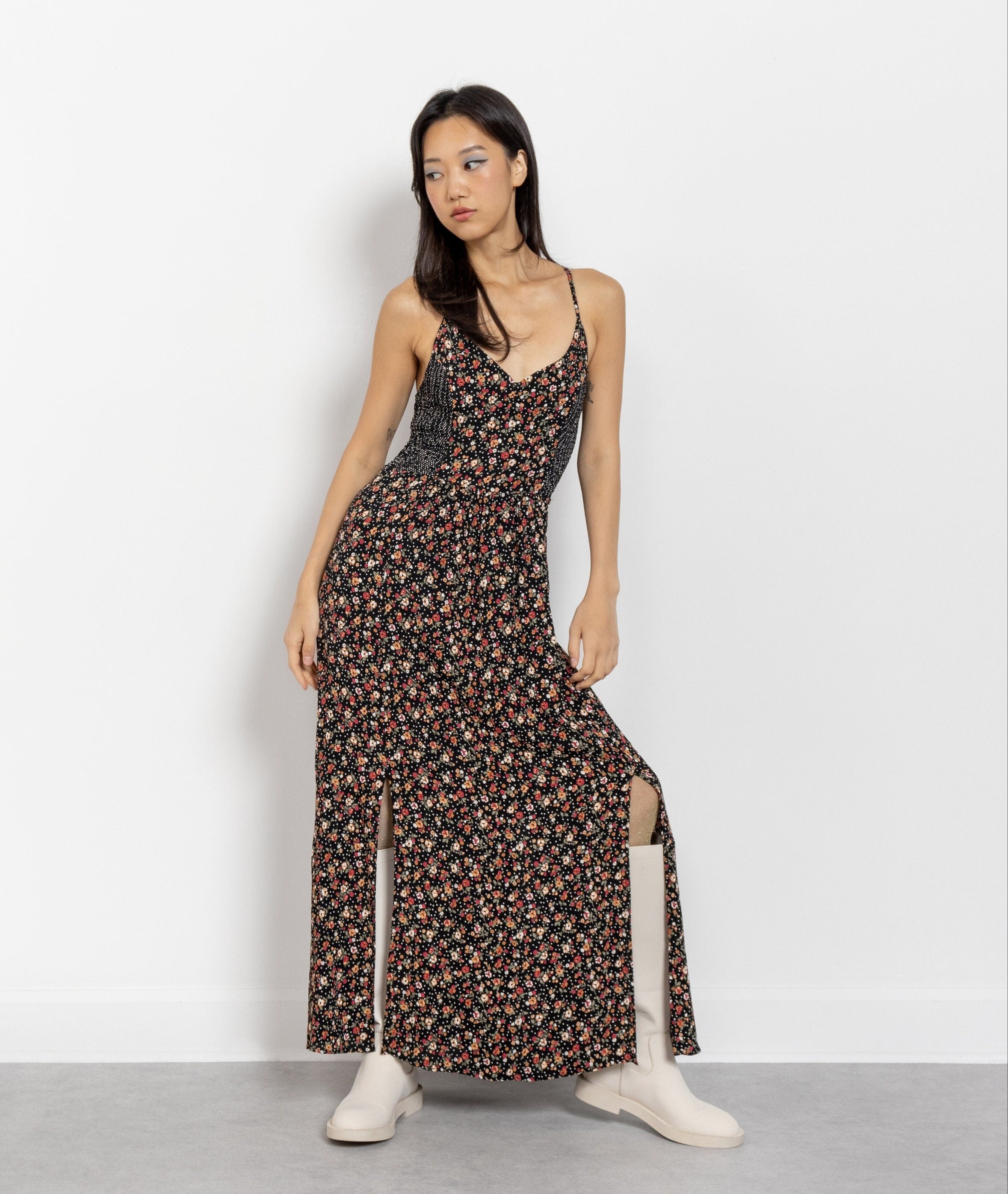 Vintage Ditzy Floral Maxi Dress – Better Stay Together